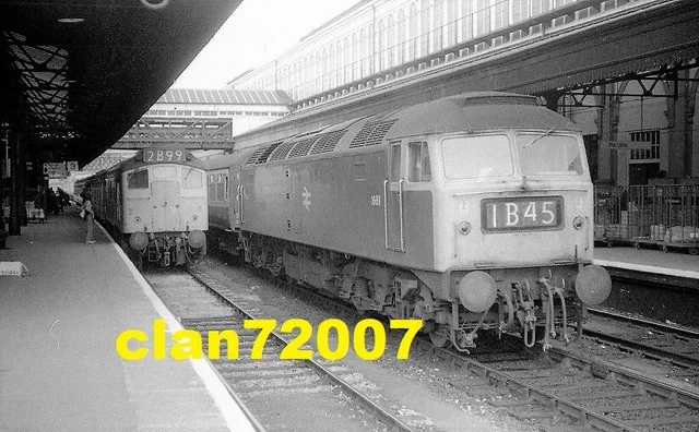 35MM BLACK & white negative 1669 [class 47] and D7509 at Exeter St ...
