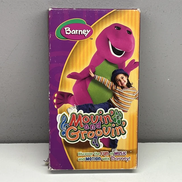 BARNEY MOVIN’ & Groovin’ VHS 2004 Video Tape PBS Kids Show RARE ...