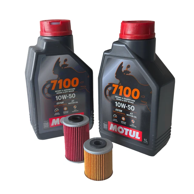 OIL CHANGE KIT Motul 7100 10W-50 KTM 690 LC4 Husqvarna 701 Gas Gas SM ...