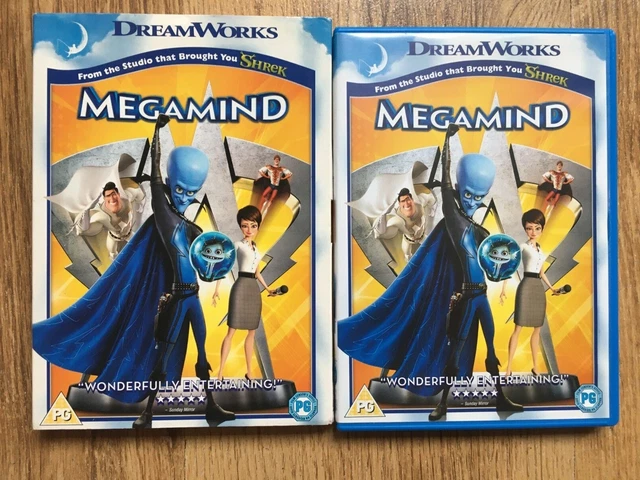 MEGAMIND DVD, DREAMWORKS 'superhero' animated film PG 92 mins slipcase ...
