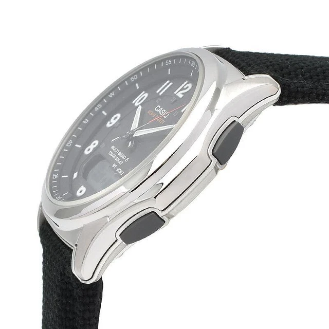 CASIO WAVE CEPTOR WVA-M630B-1AJF Radio Solar Analog Digital Watch Black 42.1mm $106.30 - PicClick AU