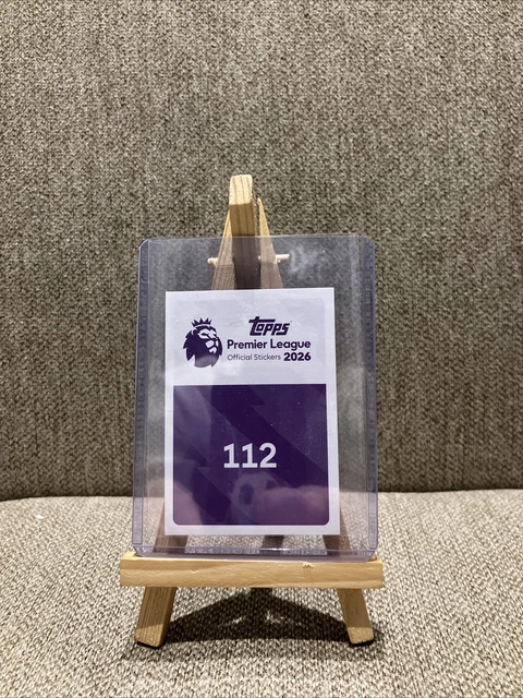 TOPPS PREMIER LEAGUE Official Stickers 2026 Kevin Schade Sticker #112 ...