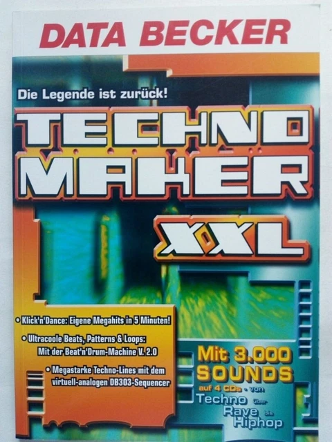 TECHNOMAKER XXL WINDOWS 10 PC CD DATA BECKER Tonstudio Software in Box EUR 119,90 - PicClick DE