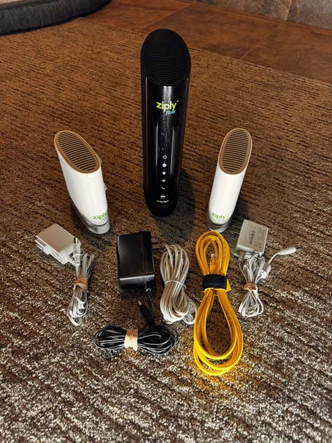 ARRIS NVG578HLX WIFI-6 Router Ziply Fiber Modem & 2 Arris X5 wifi-6 ...