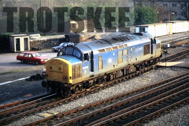 35MM SLIDE BR British Railways Diesel Loco Class 37 37207 c1990 Orig £4 ...