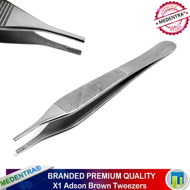 MICRO PINCE DE Dissection Suture Medentra Marron Adson Tissue Pince Marqué EUR 15,76 - PicClick FR