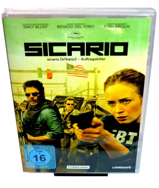 SICARIO (2015,DVD) [DENIS Villeneuve] Emily Blunt, Benicio del Toro ...