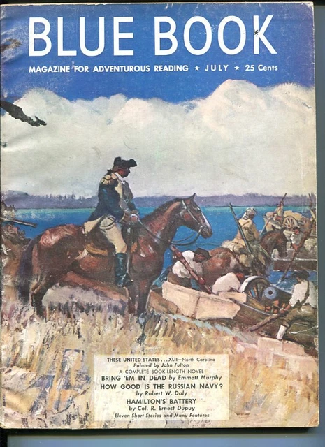 BLUE BOOK PULP-JULY 1950-G/Vg-Fulton Cover-Murphy-Daly- Dupuy G/Vg $49. ...