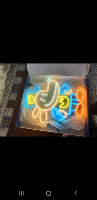 DOG MAN OFFICIAL LED Neon Sign USB Wall Light Kids Bedroom / Playroom ...