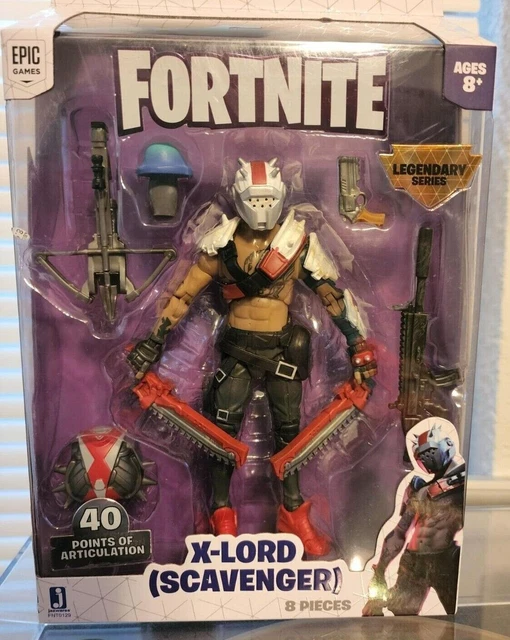 JAZWARES FORTNITE LEGENDARY Series X-LORD SCAVENGER Action Figure Epic ...