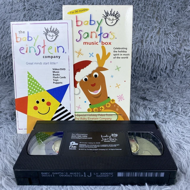 BABY EINSTEIN: BABY Santas Music Box VHS Tape 2000 Learning Fun ...