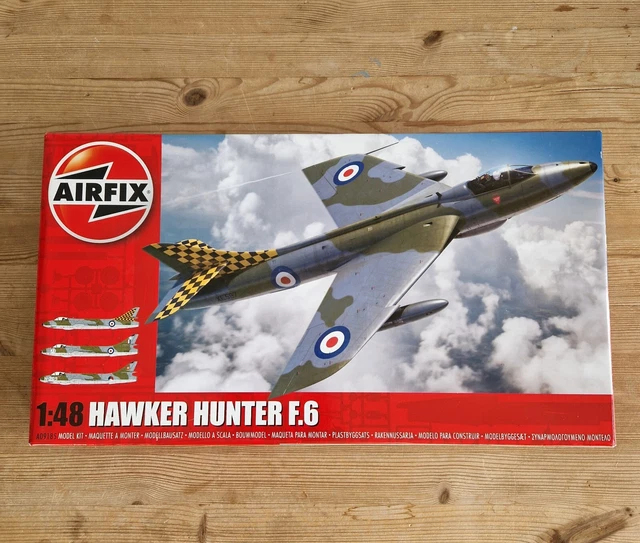 BRAND NEW AIRFIX 1:48 Scale Hawker Hunter Model Kit £25.00 - PicClick UK