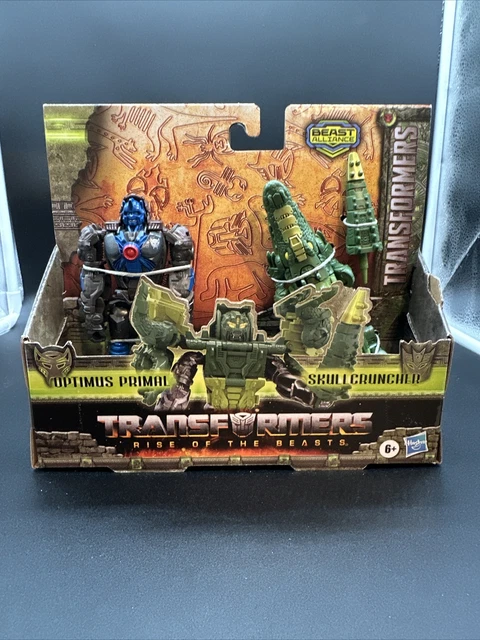 HASBRO TRANSFORMERS RISE of the Beasts Alliance Optimus Primal & Skull ...