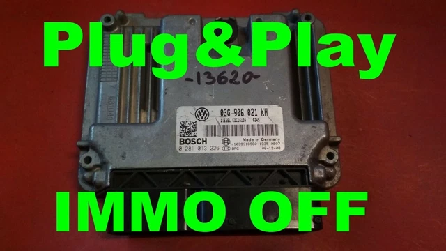 IMMO OFF / Plug&Play GOLF V 1.9 BXE ECU 0281013226 - 03G906021KH ...