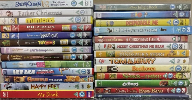KIDS DVD BUNDLE. Job Lot of 26 DVDs. Disney, Dreamworks, Etc. All U Rated £21.48 - PicClick UK