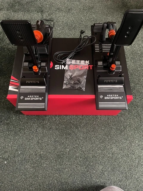 ASETEK SIMSPORTS FORTE S Sim Racing Throttle and Brake Pedal £414.72 ...