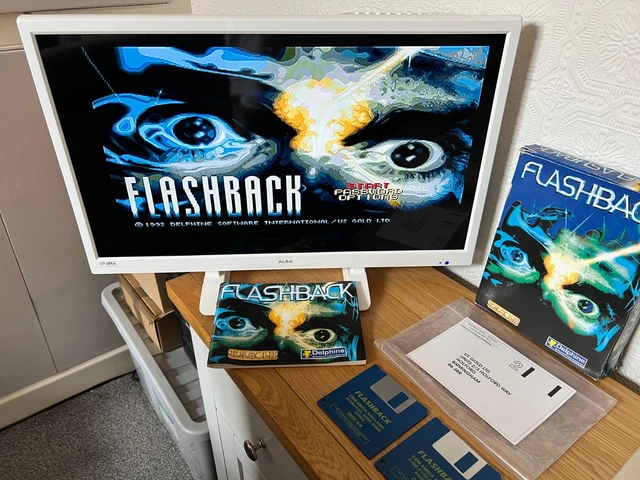 AMIGA DELPHINE FLASHBACK Vintage Game - Very Rare & Working -😎Premium Listing😎 £1,500.00 ...