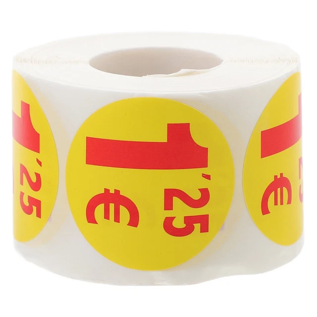 STICKER LABEL STICKY Labels Goods Pricing Stickers Adhesive Price Paper ...