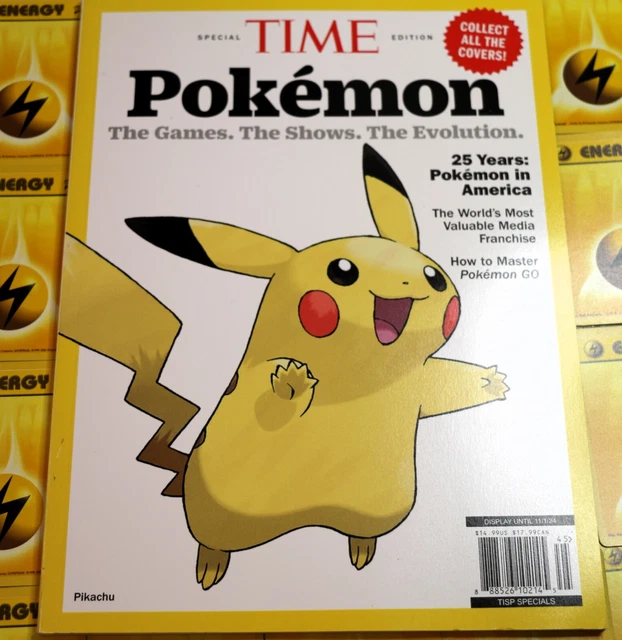 PIKACHU / POKEMON 25 YEARS IN AMERICA 2024 TIME Magazine Special ...