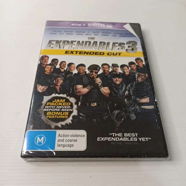 THE EXPENDABLES 3 Extended Edt DVD Action Adventure Region 4 Brand New ...