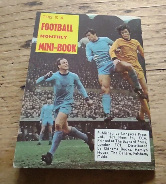 RARE VINTAGE FOOTBALL Monthly Mini-Book - Famous Footballers - One ...