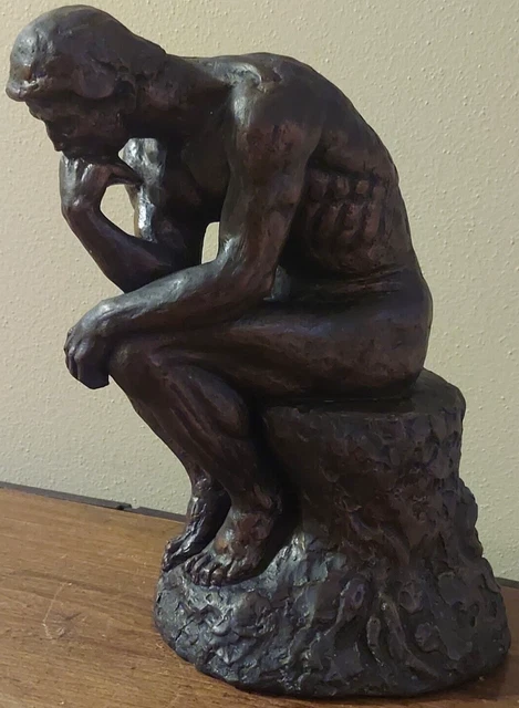 LARGE VINTAGE 1964 AUSTIN PRODUCTIONS Sculpture "THE THINKER" Renoir £ ...