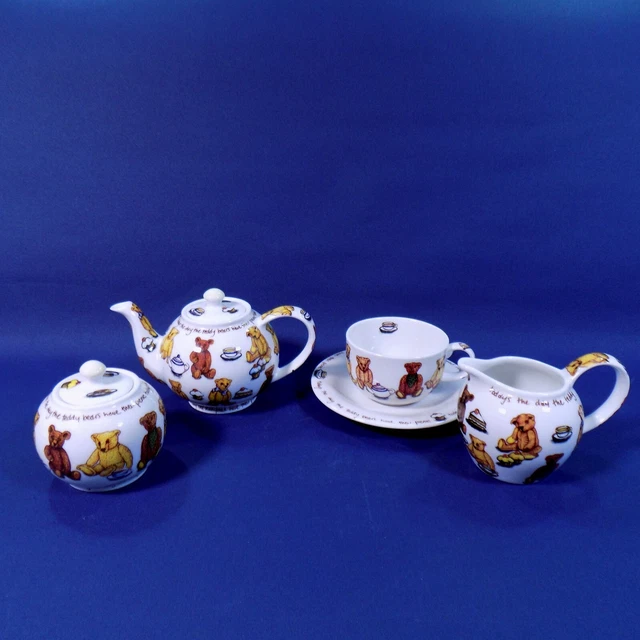 VINTAGE PAUL CARDEW Teddy Bears Picnic, Ted Tea Set for One EUR 47,37 ...