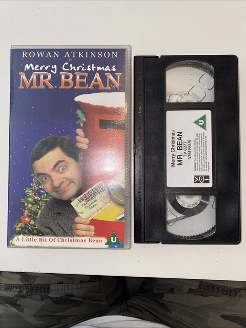 MERRY CHRISTMAS MR Bean Vhs Video Rowan Atkinson Children’s Retro £7.95 - PicClick UK