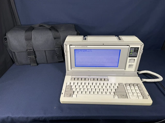 VINTAGE 1985 - Sharp PC-7000A Personal Computer W Case - Tested ...