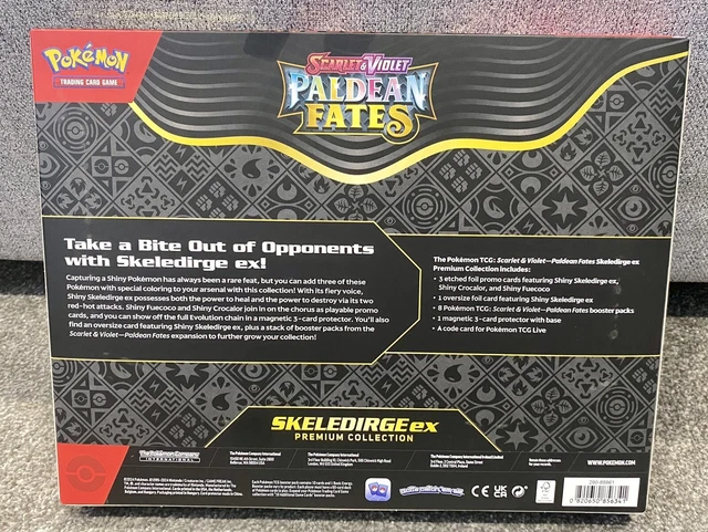 POKEMON PALDEAN FATES EX Premium Collection Boxes X 3 one of each ...