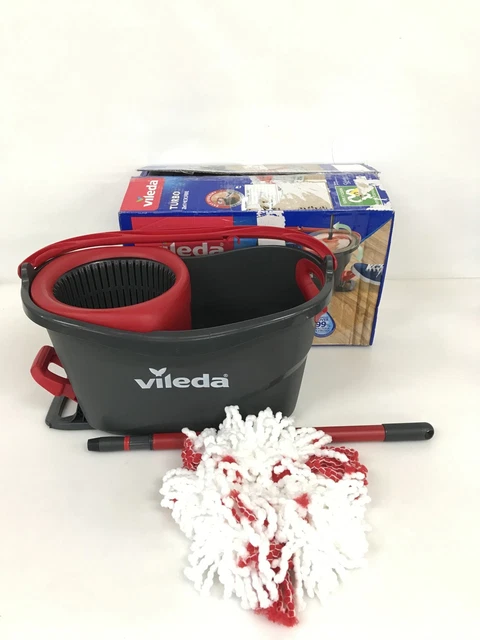 VILEDA TURBO EASY Wring & Clean set scopa tergicristallo EUR 23,03 ...