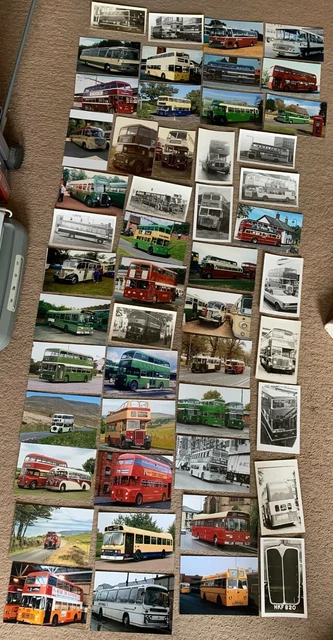 50 BUS PHOTOS,VEHICLES Built Before 1981 Buses Photograph D/Dk+S/D ...