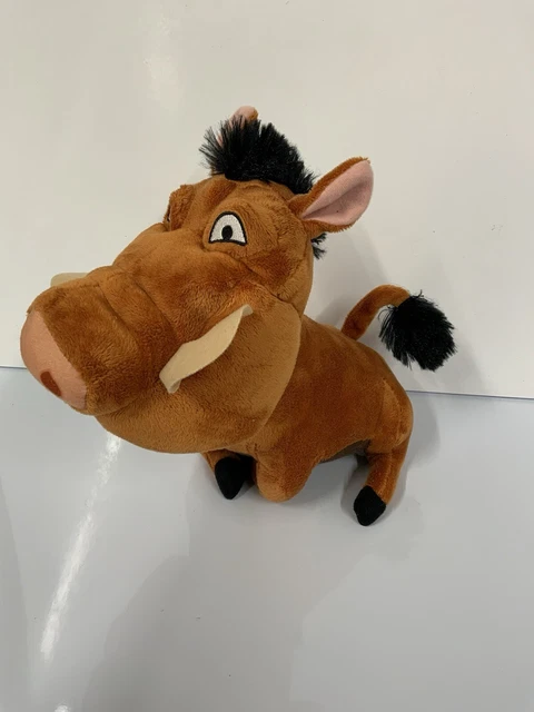 THE LION KING Disney Pumbaa Soft Plush Teddy Bear Toy Warthog Pumba 9 ...