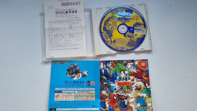 MARVEL VS. CAPCOM - SEGA Dreamcast Game *W/ Manual - NTSC-J - MINT DISC ...