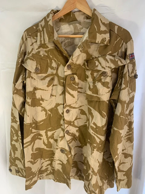 GENUINE BRITISH ARMY Desert DPM Combat Tropical Jacket - Size 190/112 £ ...