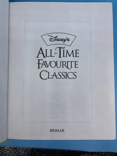 BOOK DISNEY ALL time favorite classics Disney's Disney Dumbo Aladdin Hardback £3.49 - PicClick UK