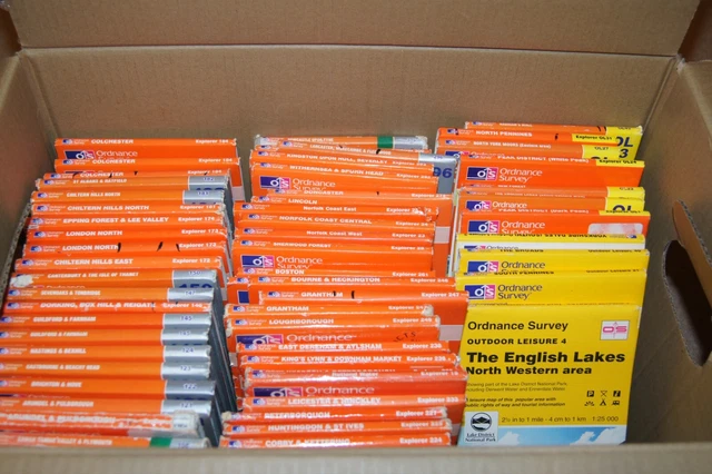 ORDNANCE SURVEY OS OL Explorer maps, postage same regardless of how ...