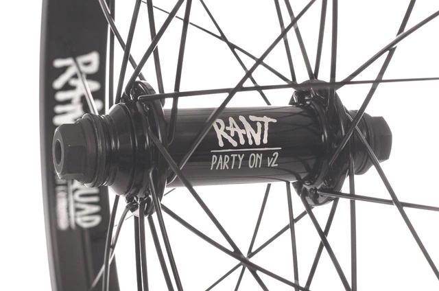 RANT PARTY ON V2 Bmx Bike 20" Front Wheel Shadow Subrosa Cult Gt Haro ...