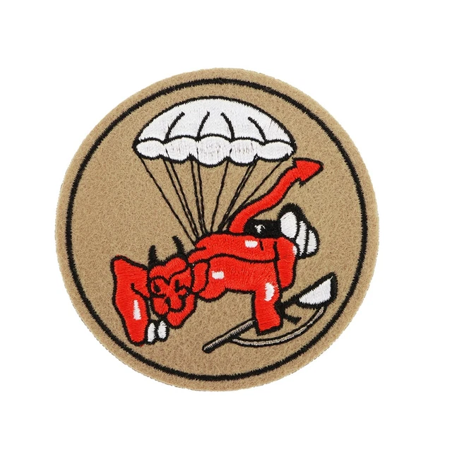 WW2 US ARMY 508th PIR Red Devil 3 inch Pocket Patch- Repro Embroidered ...