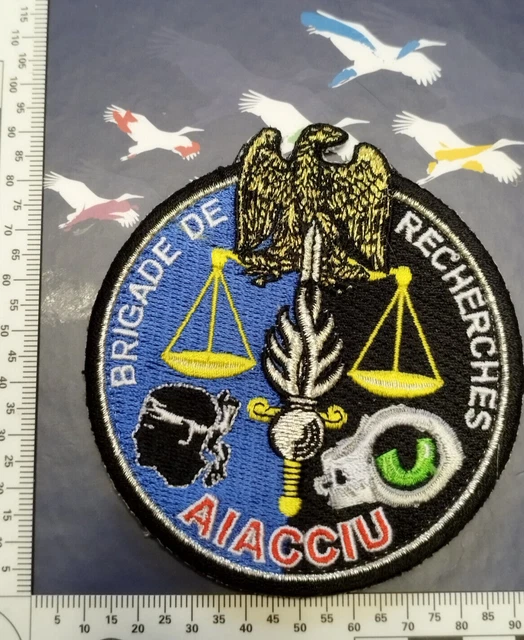 ECUSSON POLICE GENDARMERIE France Patch Badge Brigade De Recherche ...