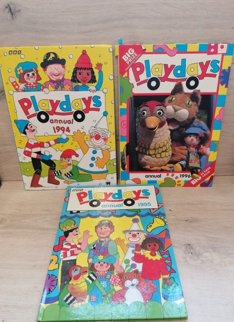 PLAYDAYS ANNUAL 90'S hardback book bundle job lot £25.00 - PicClick UK