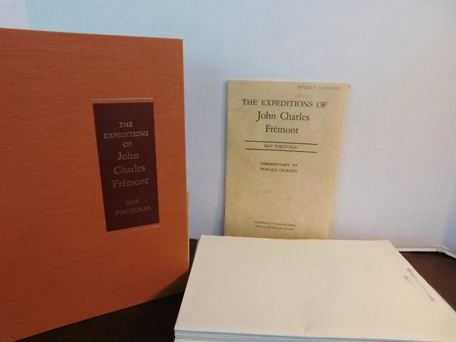 MAP PORTFOLIO, JOHN Charles Fremont Expedition, Complete map serices ...