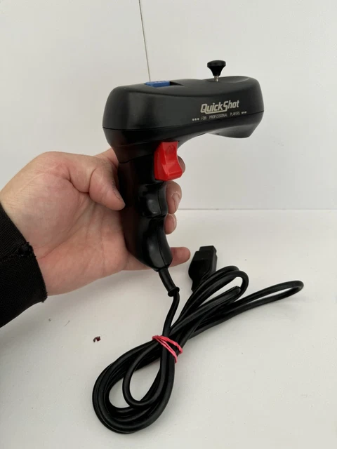 RS232 QUICKSHOT PRO Stick For Vintage Gaming Mega Drive Master System ...
