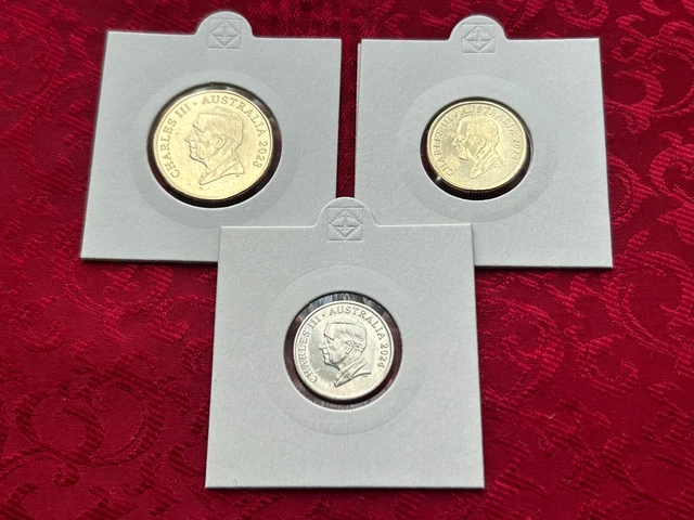 2023 KING CHARLES III $1 & 2024 King Charles III $2 5c Coin UNC from RAM roll $0.99 - PicClick AU