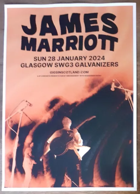 James Marriott Live Band Music Show 2024 Promotional Tour Concert Gig