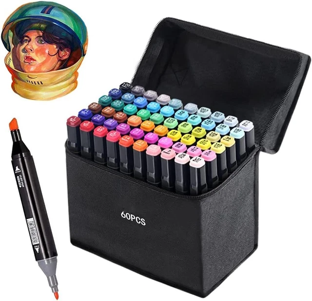 TOUCHBOOL STYLO DOUBLE marqueur 60 stylos à colorier stylos fineliner ...