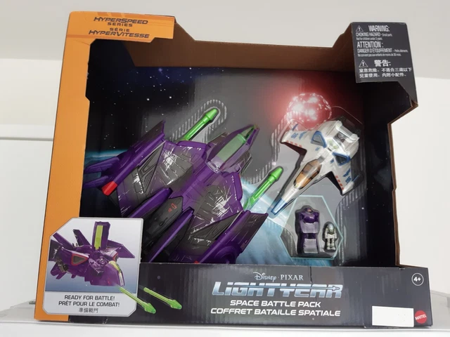 DISNEY PIXAR LIGHTYEAR HYPERSPEED SPACE BATTLE SHIP 's And FIGURE 's ...
