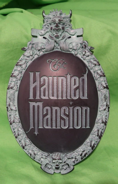 DISNEY HAUNTED MANSION Official Replica Prop Plaque Sign NEW World ...