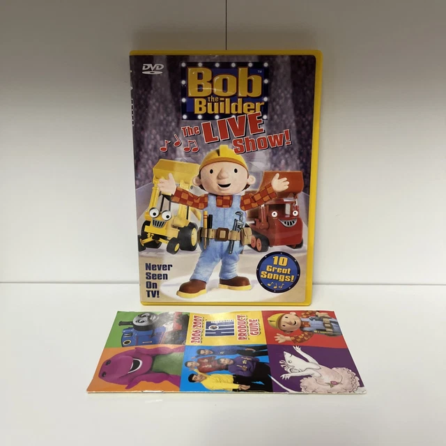 BOB THE BUILDER The Live Show DVD+Insert Paper Good Condition DVD $24. ...