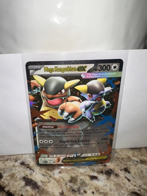 POKEMON TCG MEGA Evolutions Mega Kangaskhan EX Black Star Promo MEP 025 ...